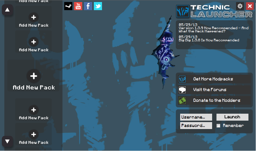Help i have no modpacks! - Platform Pagoda - Technic Forums