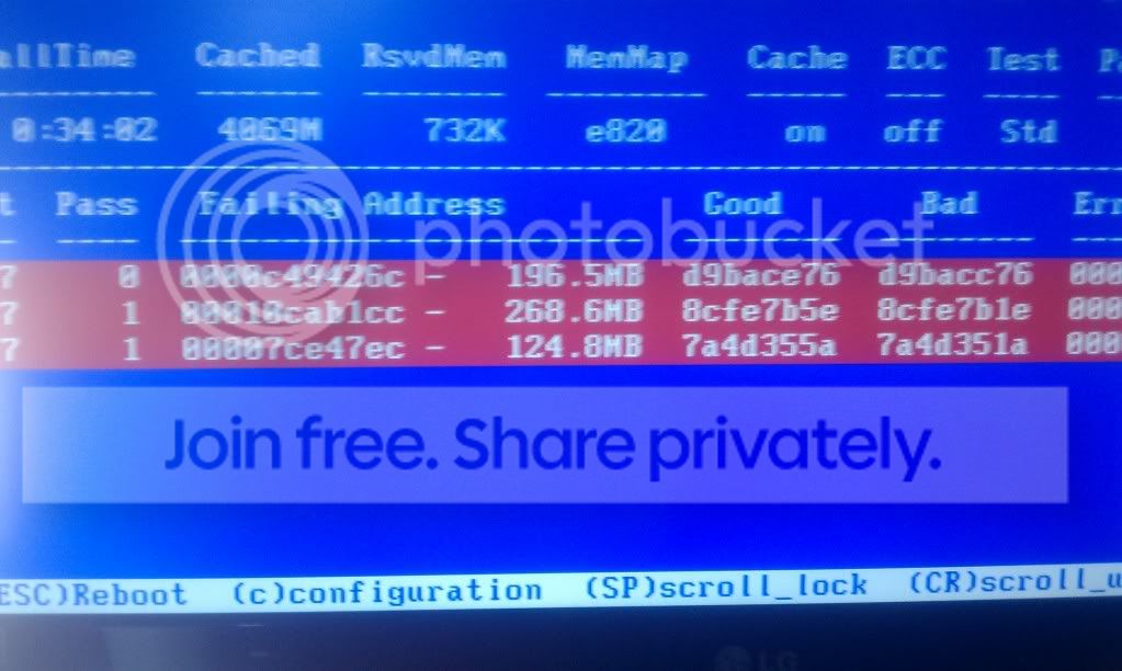 Error with memtest when testing my OC on gskill ram | Overclock.net
